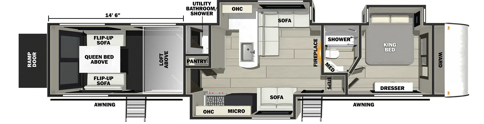 Vengeance Rogue Armored Floorplans - Forest River RV
