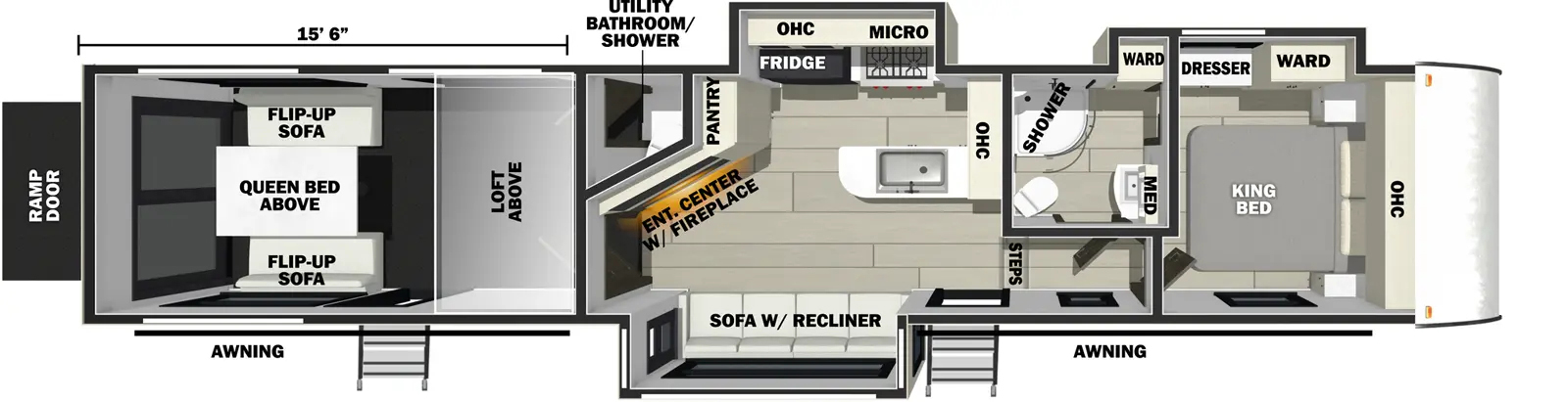 Vengeance Rogue Armored Floorplans - Forest River RV